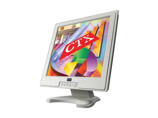 CTX 15" Active Matrix, TFT LCD XGA LCD Monitor 40 ms 1024 x 768 S500 ...