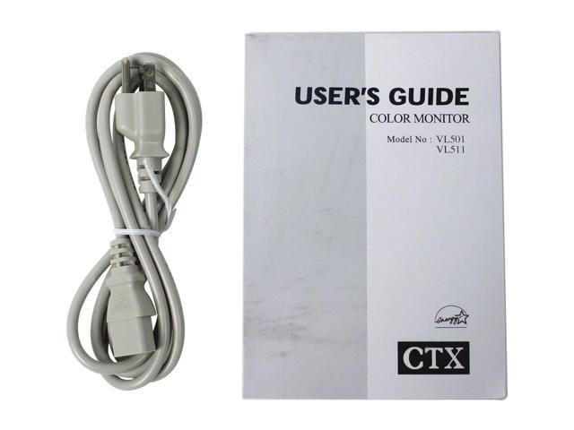 CTX VL501 Beige 15" CRT Monitor - Newegg.com