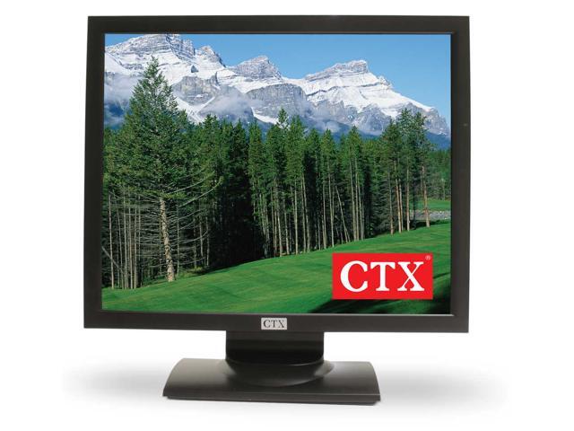 CTX 17" Active Matrix, TFT LCD SXGA LCD Monitor 25 ms 1280 x 1024 ...