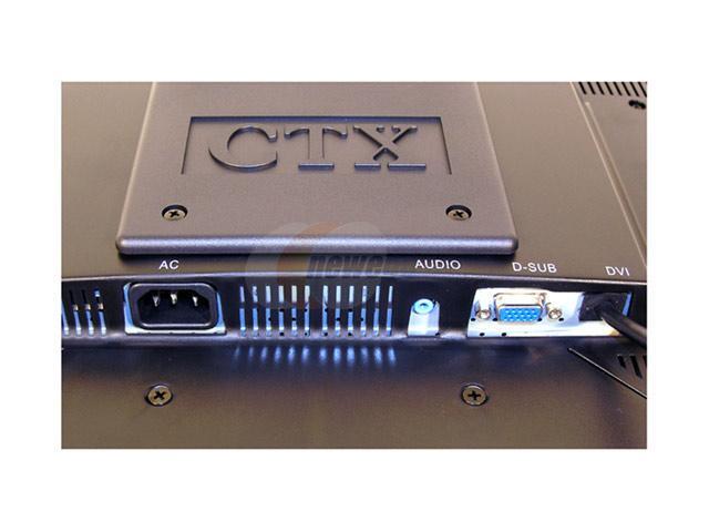 CTX 17" Active Matrix, TFT LCD SXGA LCD Monitor 16 ms 1280 x 1024 S762G ...