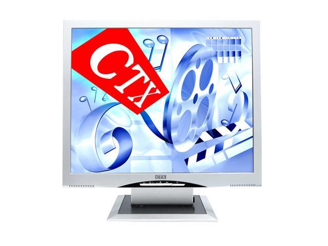 CTX 17" Active Matrix, TFT LCD SXGA LCD Monitor 16 ms 1280 x 1024 S762G ...