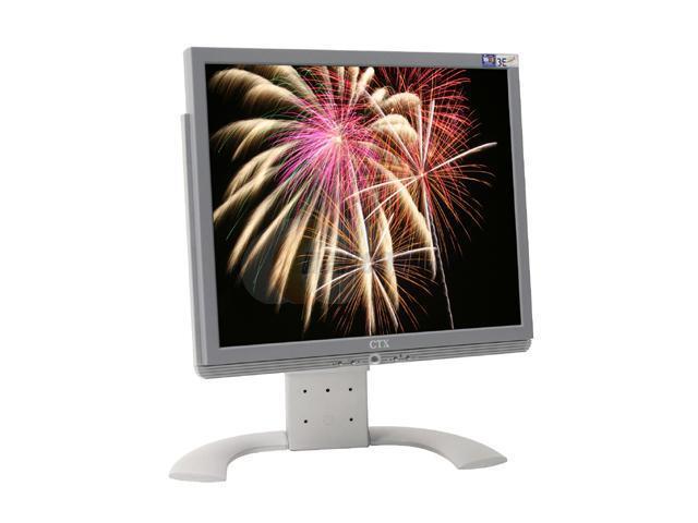 CTX 17" Active Matrix, TFT LCD SXGA LCD Monitor with Height & Pivot ...