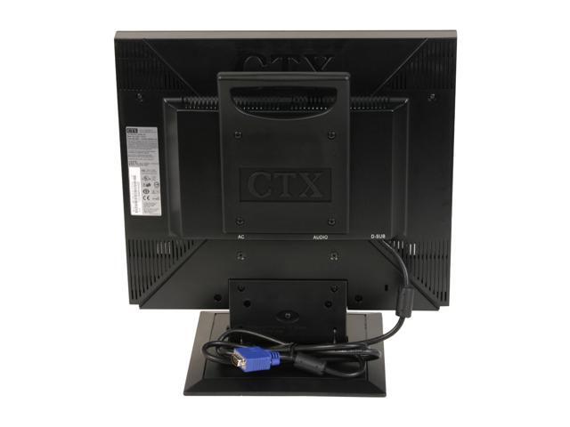 CTX 17" Active Matrix, TFT LCD SXGA LCD Monitor 16 ms 1280 x 1024 S761A ...