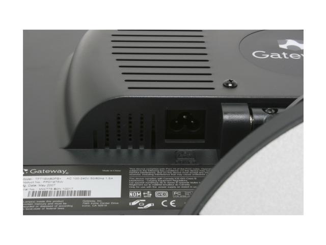Gateway 19" Active Matrix, TFT LCD WXGA+ LCD Monitor 8 ms 1440 x 900 D ...