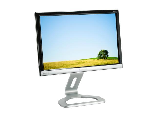 Gateway FHD2400 Black-Silver 24" 3ms HDMI Widescreen LCD Monitor w/ 4 ...