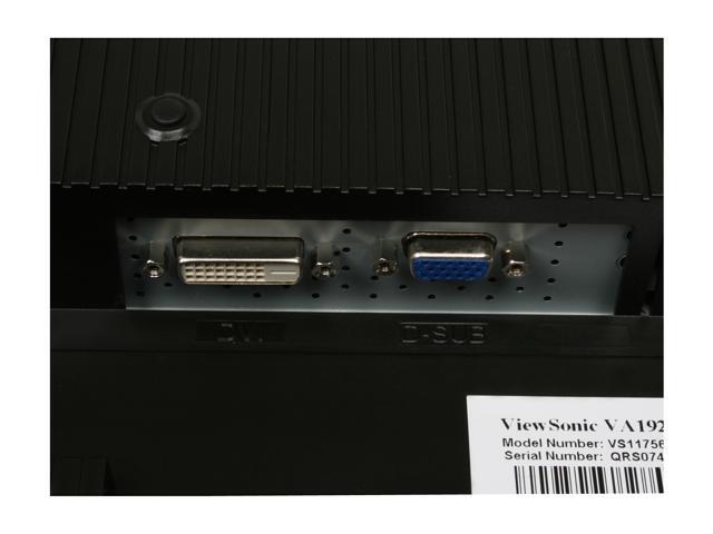 ViewSonic 19" Active Matrix, TFT LCD LCD Monitor 5 ms 1440 x 900 D-Sub ...