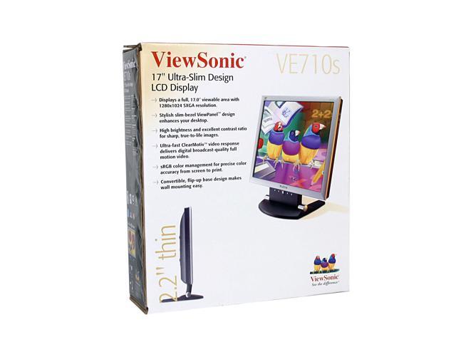 ViewSonic 17" Active Matrix, TFT LCD SXGA LCD Monitor 16 ms 1280 x 1024 ...