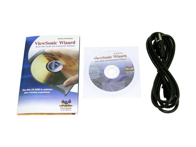ViewSonic 17" Active Matrix, TFT LCD SXGA LCD Monitor 1280 x 1024 D-Sub ...