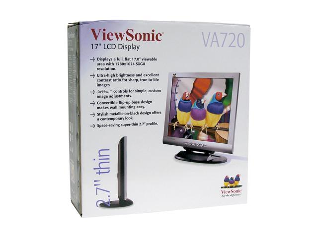 ViewSonic 17" Active Matrix, TFT LCD SXGA LCD Monitor 1280 x 1024 D-Sub ...