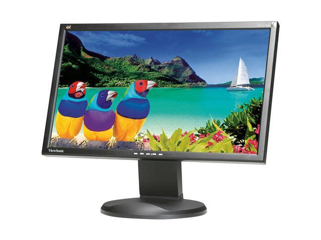 ViewSonic VG2227wm Black 21.5" 5ms Widescreen LCD Monitor 300 cd/m2 DC ...
