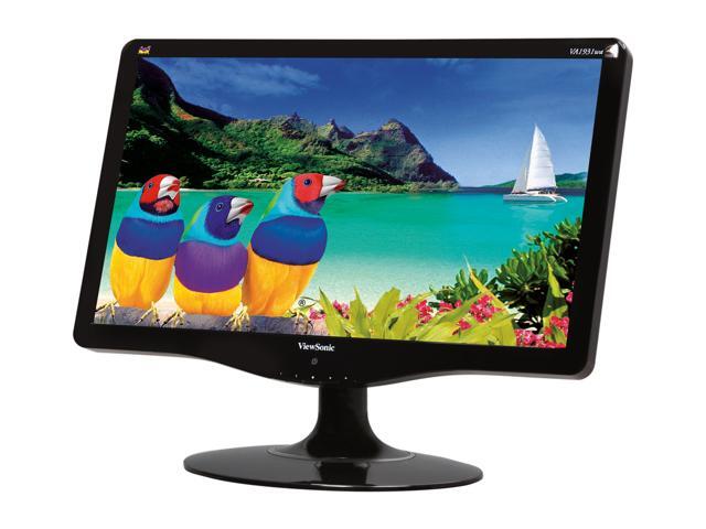 ViewSonic VA1931WA Black 19" 5ms Widescreen LCD Monitor 250 cd/m2 DCR ...