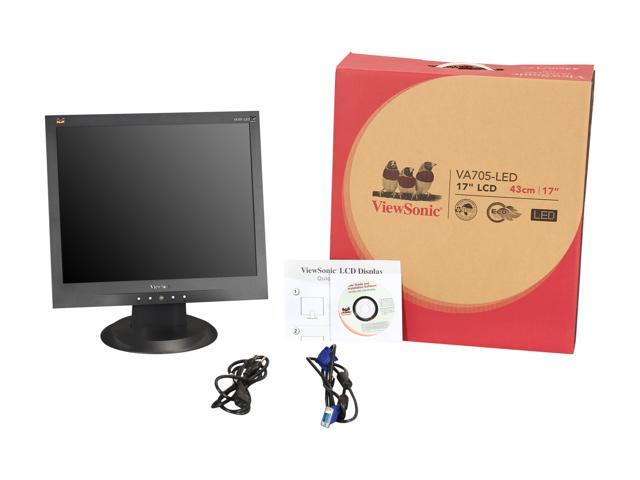 ViewSonic 17" LED Monitor 5 ms 1280 x 1024 D-Sub VA705-LED - Newegg.com