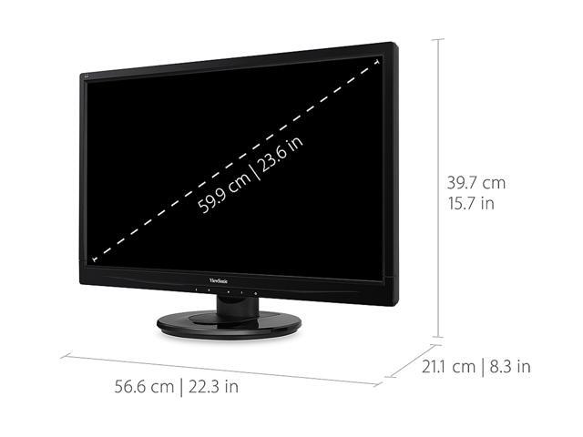 ViewSonic VA2446MH-LED 24 Inch Full HD 1080p LED Monitor with HDMI and ...
