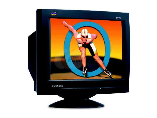 Open Box: ViewSonic Q71B Black 17" CRT Monitor - Newegg.com