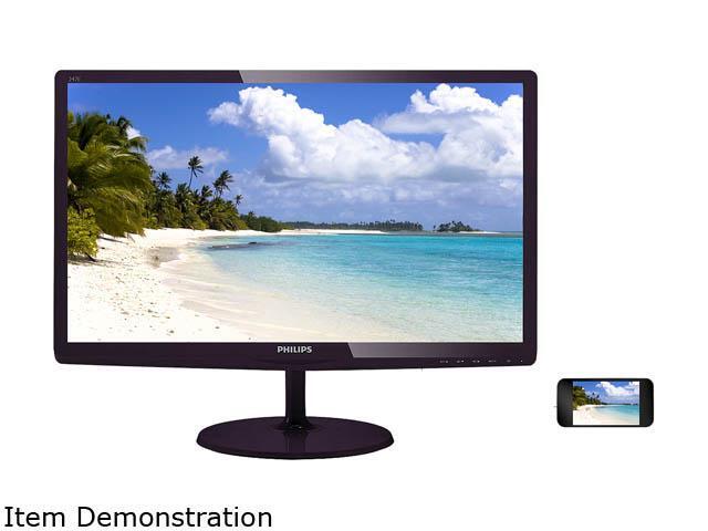 Philips E-line 247E6BDAD 23.6" LED LCD Monitor - 16:9 - 2 ms - Newegg.com