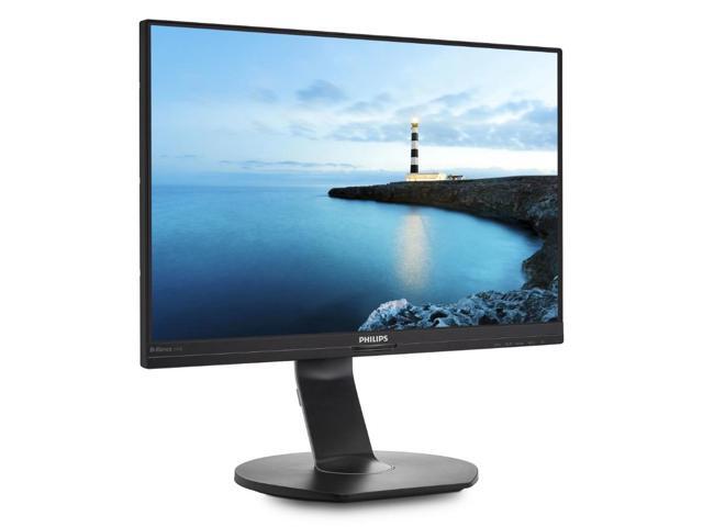 PHILIPS 24" (23.8" Viewable) IPS FHD Height Adjustable IPS Monitor with ...