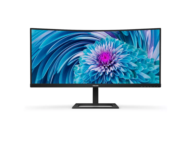 PHILIPS 346E2CUAE 34" Curved Frameless, UltraWide QHD 3440x1440,100Hz ...