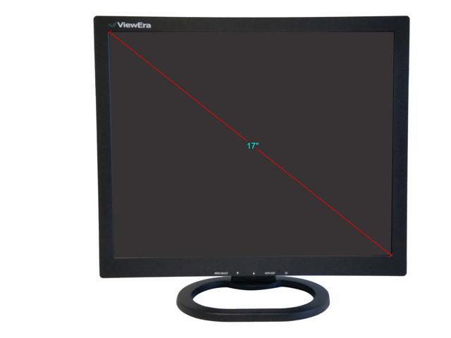 ViewEra V172BN2 Black 17" LCD/LED Video Monitor, 250cd/m2, 1000:1, BNC ...