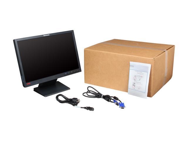 Refurbished: Lenovo 19" 60 Hz LCD Monitor 5 ms 1440 x 900 D-Sub, DVI-D ...