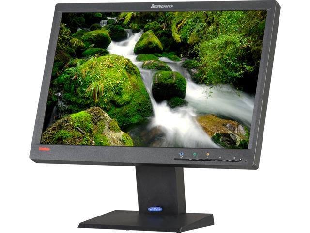Refurbished: Lenovo 19" 75 Hz LCD Monitor 5 ms D-Sub, DVI, DisplayPort ...