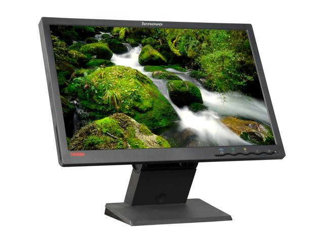 Refurbished: Lenovo 19" 60 Hz LCD Monitor 5 ms 1440 x 900 D-Sub, DVI-D ...