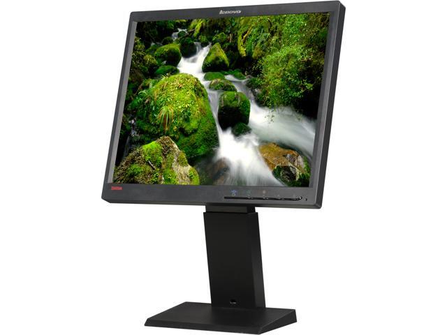 Refurbished: Lenovo 17" SXGA LCD Monitor 5 ms 1280 x 1024 D-Sub, DVI-D ...