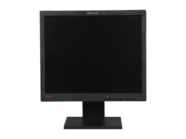 Refurbished: Lenovo 17" SXGA LCD Monitor 5 ms 1280 x 1024 D-Sub, DVI-D ...