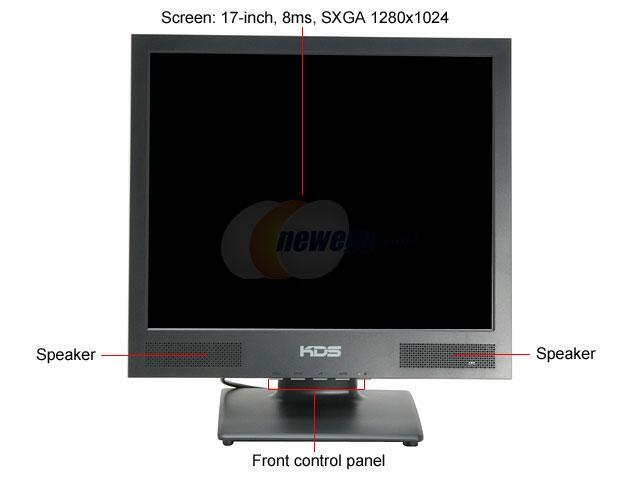 KDS 17" SXGA LCD Monitor 8 ms 1280 x 1024 D-Sub K-72MB - Newegg.com