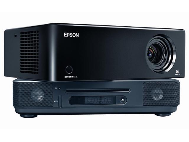 EPSON MovieMate 72 720P 1280x720 1200 Lumens Home Theater 3LCD ...