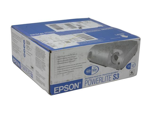 Open Box: EPSON POWERLITE S3 LCD Projector - Newegg.com
