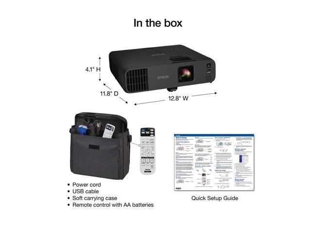 Epson Pro EX10000 3LCD Full HD 1080p Wireless Laser Projector with ...