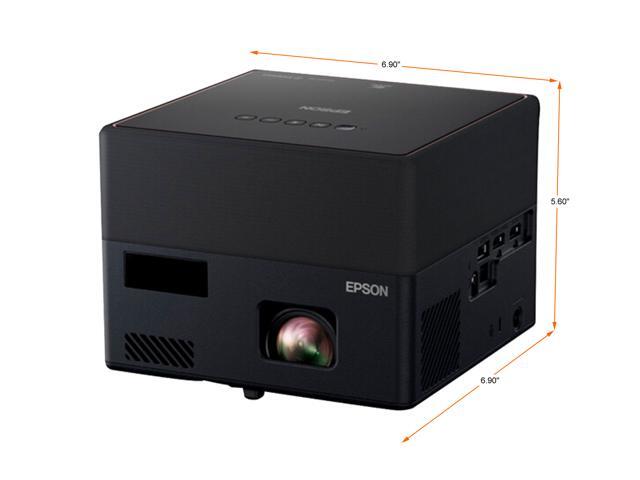 Epson EpiqVision Mini EF12 Smart Streaming Laser Projector, HDR, Android TV, Portable, sound by ...