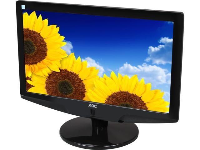 Refurbished: AOC 18.5" Active Matrix, TFT LCD LCD Monitor 5 ms 1366 x ...