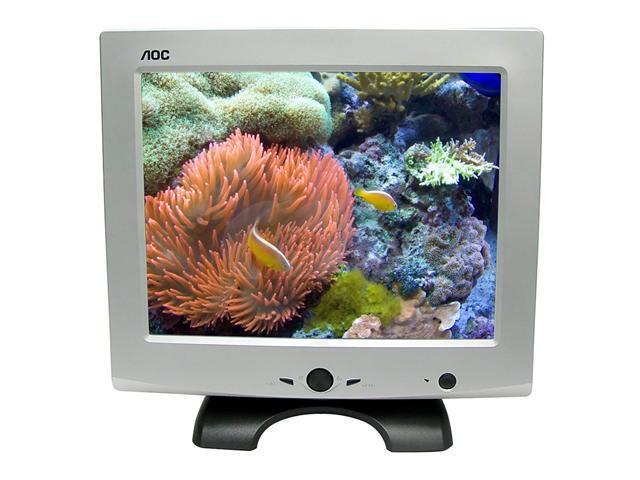 AOC FT720 Silver - Black 17" CRT Monitor - Newegg.com