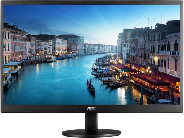 AOC E2270SWHN Black 21.5" 5ms Widescreen LED Backlight LCD/LED Monitor ...