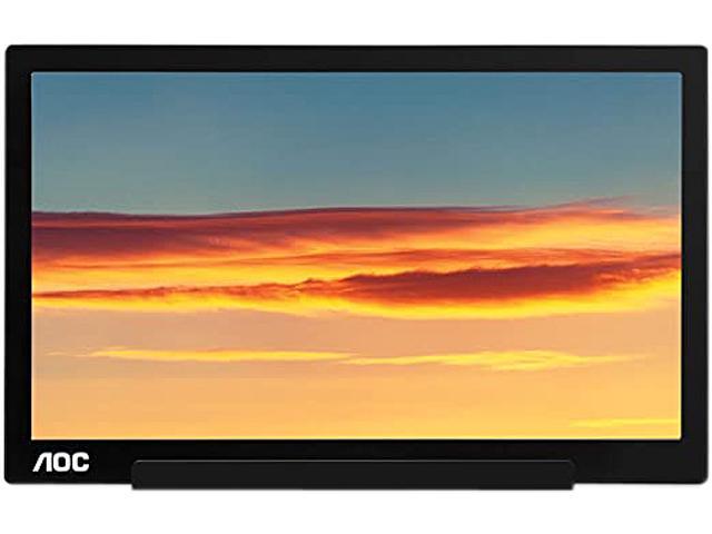 Refurbished: AOC 15.6" 60 Hz IPS FHD IPS Portable Monitor 5 ms Flat ...