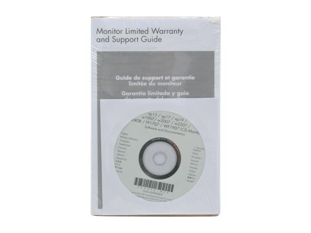 HP w1907 Black-Silver 19" 5ms Widescreen LCD Monitor - Newegg.com