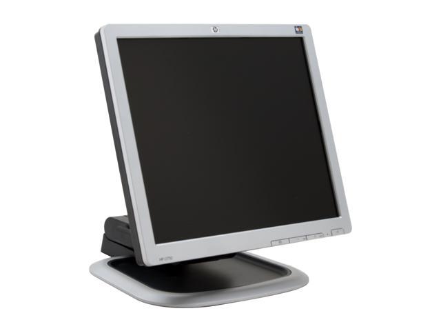 HP L1750 Carbonite/Silver 17" 5ms LCD Monitor 300 cd/m2 800:1 w/ Built ...