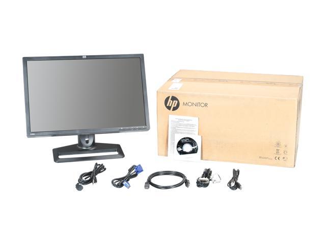 HP ZR24w Black 24" 7ms Height & Pivot Adjustable Widescreen IPS Panel ...