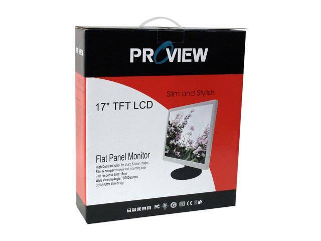 PROVIEW 17" Active Matrix, TFT LCD SXGA LCD Monitor 16 ms 1280 x 1024 ...