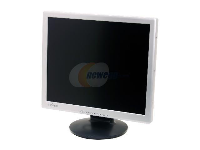 PROVIEW 19" Active Matrix, TFT LCD SXGA LCD Monitor 16 ms 1280 x 1024 ...