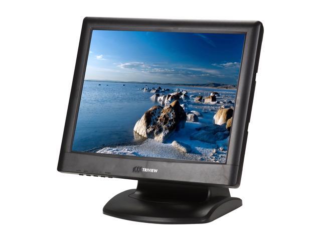 TRIVIEW by Tatung TS15R-02 Black 15" Serial/USB ELO 5-wire Resistive ...