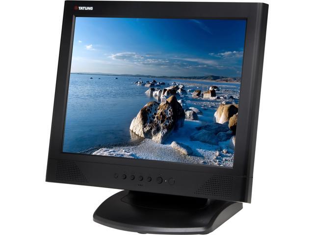 TATUNG VT5W7X Black 15" Dual serial/USB Touchscreen Monitor Built-in ...