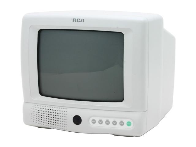 RCA E09344 9" Aspect Ratio 4:3 White Portable Television - Newegg.com