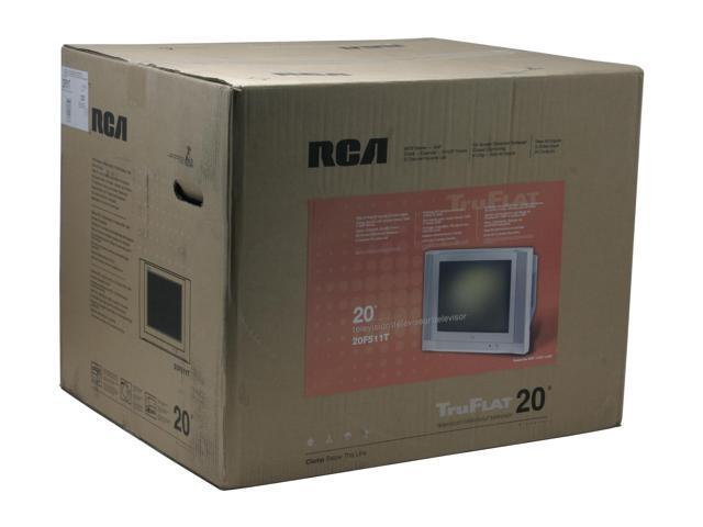 RCA 20F511T 20" Aspect Ratio 4:3 Silver TruFlat TV - Newegg.com