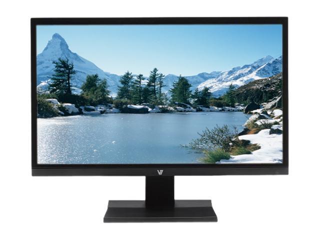 V7 L21500WDS-9N 22-inch class (21.5" viewable) LED-lit Monitor, Full HD ...