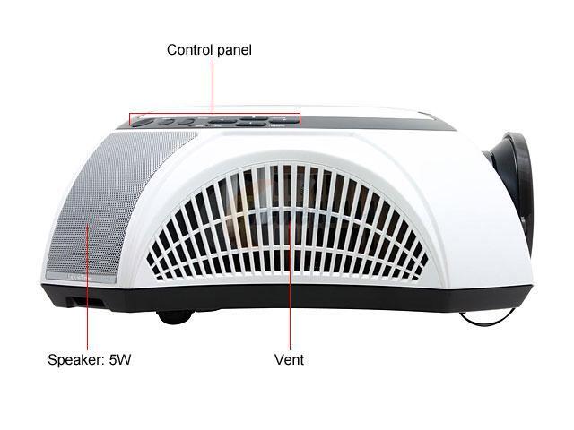 Optoma DV10 DLP MovieTime Digital DVD Projector - Newegg.com