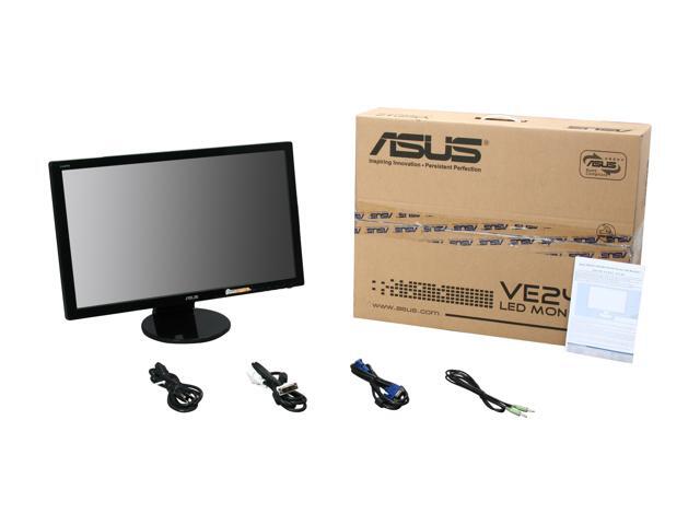 ASUS VE247H Black 23.6" 2ms HDMI LED Backlight Widescreen LCD Monitor ...