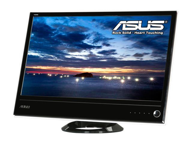 ASUS ML248H-B Black / White 24" 2ms Widescreen LCD Monitor 250 cd/m2 ...