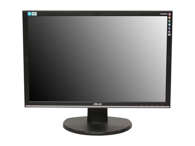 ASUS 22" Height Adjustable LCD Monitor 5 ms 1680 x 1050 D-Sub, DVI-D ...